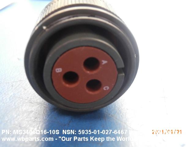 5935-01-027-6467 - ELECTRICAL PLUG CONNECTOR | WBParts