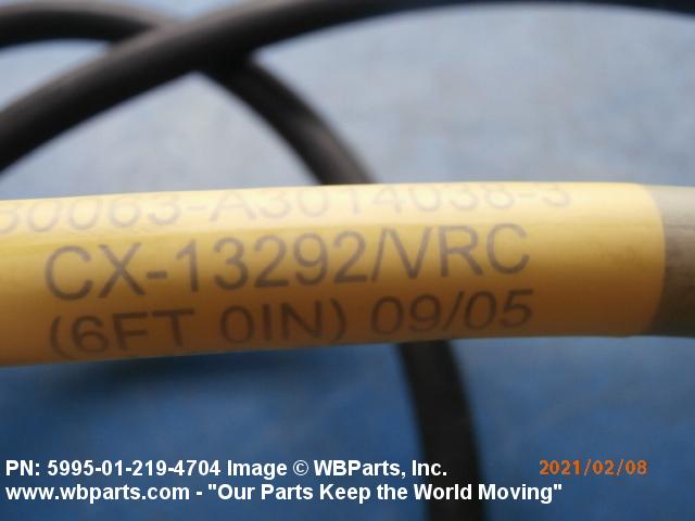 5995-01-219-4704 - ELECTRICAL SPECIAL PURPOSE CABLE ASSEMBLY | WBParts