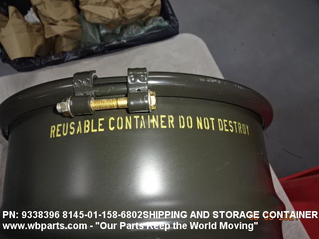 8145-01-158-6802 - FIRE CONTROL EQUIPM SHIPPING AND STORAGE CONTAINER ...