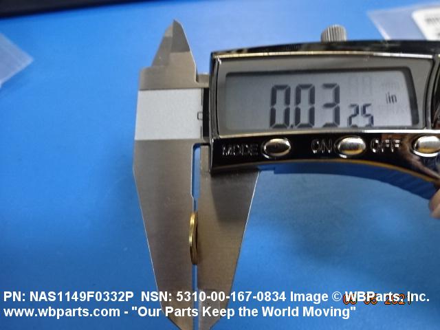 5310-00-167-0834 - FLAT WASHER, AN96010L, AN960-10L, AN960C716 | WBParts