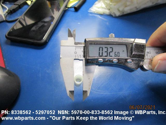 5970-00-833-8562 - BUSHING INSULATOR, CA0111 , 5970PL0730618 , 5982 ...