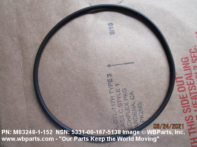 5331-00-167-5138 - O-RING, MS9388152, MS9388-152, M83248/1-152 | WBParts
