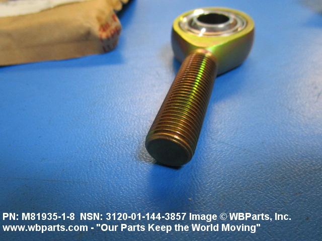 3120-01-144-3857 - ROD END PLAIN BEARING, M81935/1-08, M81935/1-8 ...