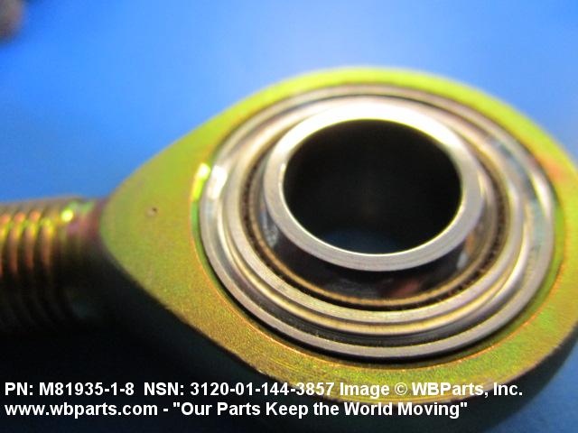 3120-01-144-3857 - ROD END PLAIN BEARING, M81935/1-08, M81935/1-8 ...