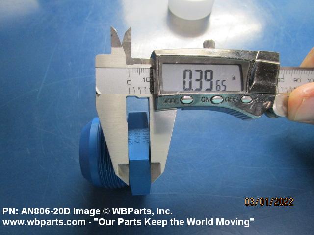 AN806-20D - PLUG | WBParts