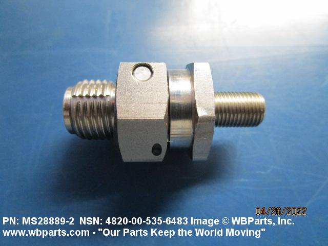 4820-00-535-6483 - PNEUMATIC TANK VALVE, MS288892, MS28889-2, M61642 ...