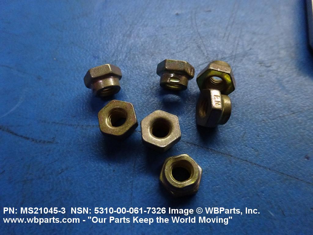 5310-00-061-7326 - HEXAGON SELF-LOCKING NUT | WBParts