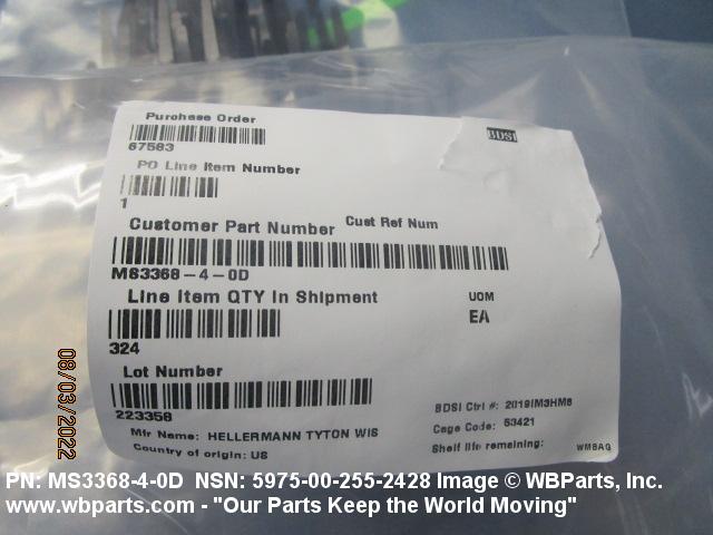 5975-00-255-2428 - ELECTRICAL COMPONENTS TIEDOWN STRAP | WBParts