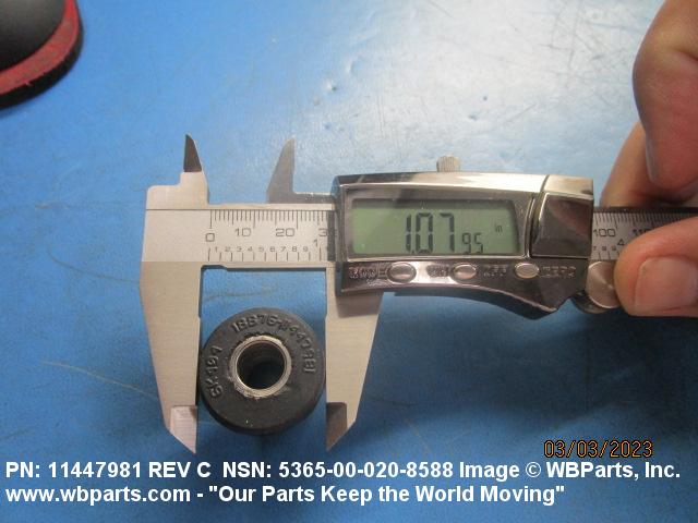 5365-00-020-8588 - NONMETALLIC BUSHING, J71531, J7153-1, 10082358 | WBParts