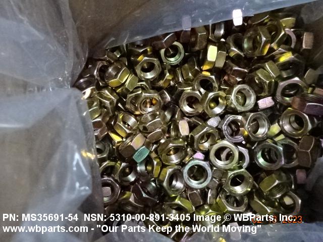 5310-00-891-3405 - HEXAGON PLAIN NUT, MS3569154, MS35691-54, FFN836 ...