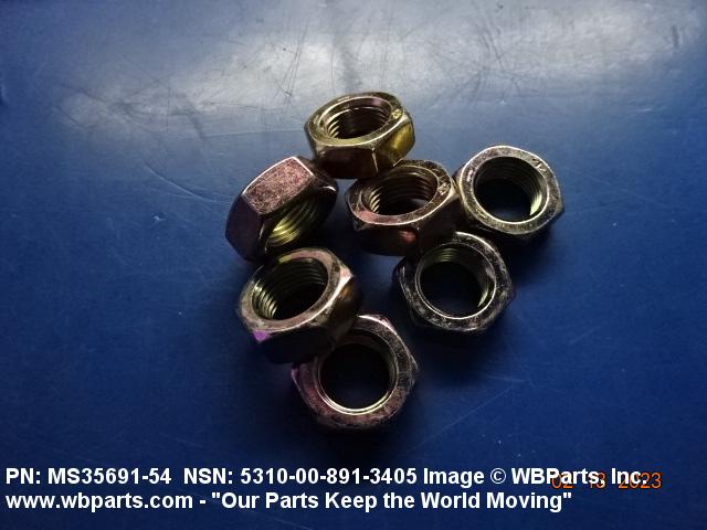 5310-00-891-3405 - HEXAGON PLAIN NUT, MS3569154, MS35691-54, FFN836 ...