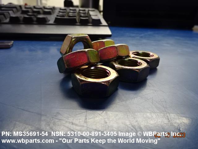 5310-00-891-3405 - HEXAGON PLAIN NUT, MS3569154, MS35691-54, FFN836 ...