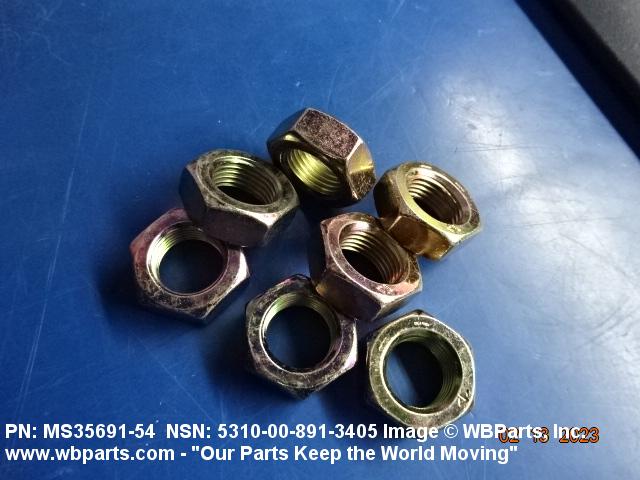 5310-00-891-3405 - HEXAGON PLAIN NUT, MS3569154, MS35691-54, FFN836 ...