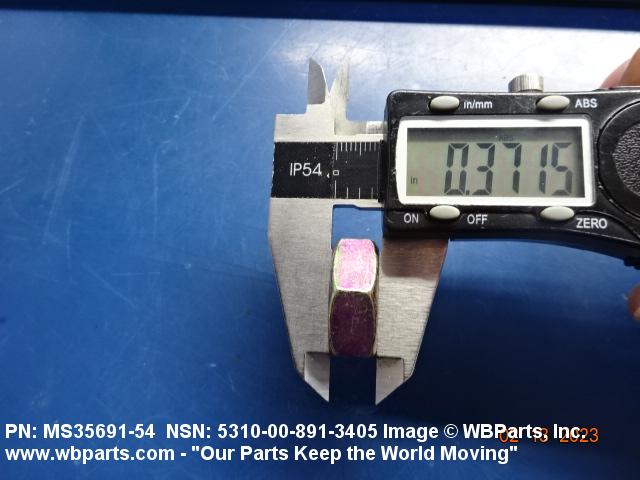 5310-00-891-3405 - HEXAGON PLAIN NUT, MS3569154, MS35691-54, FFN836 ...